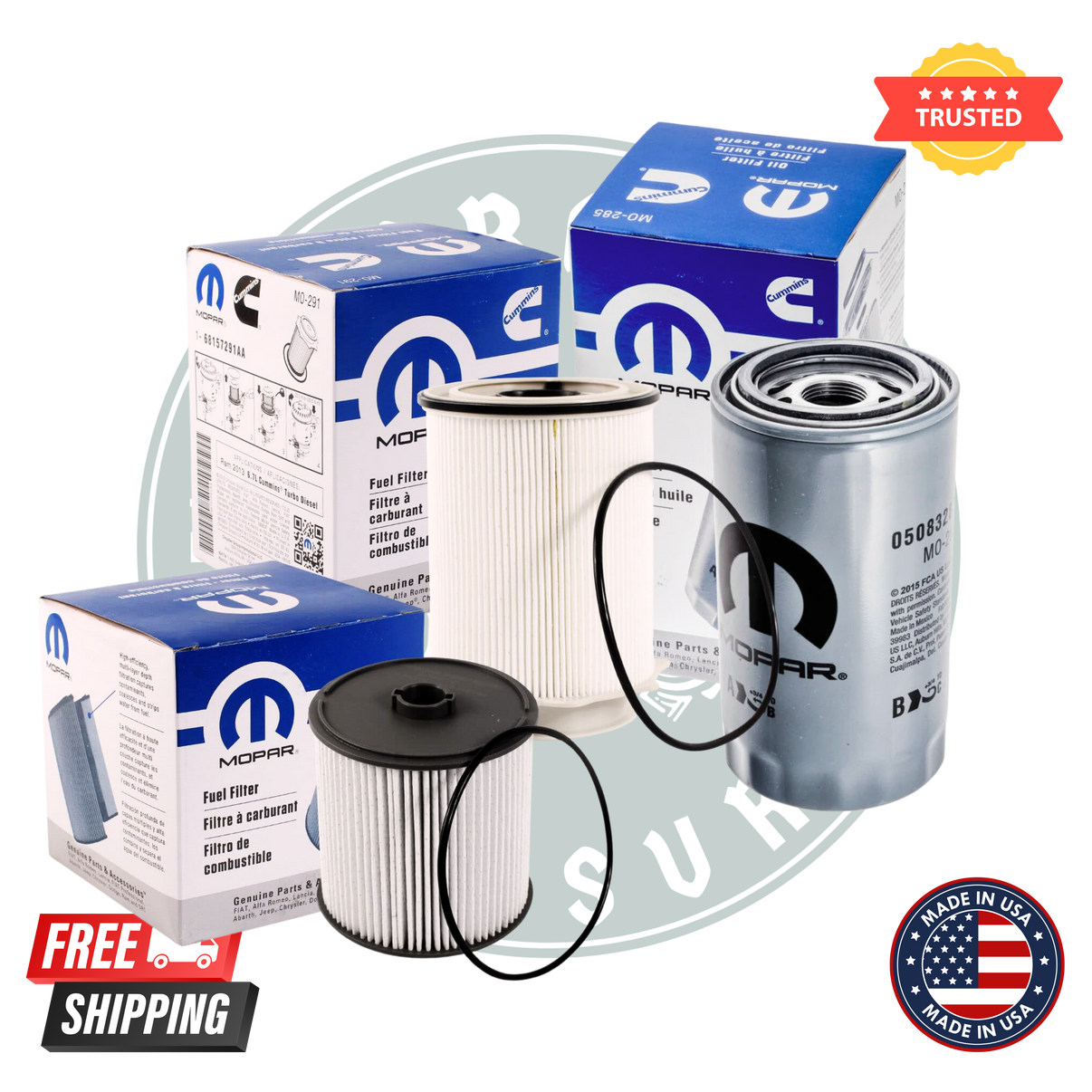 Mopar 2019-2024 Dodge Ram 2500-5500 6.7L Cummins Fuel And Oil Kit OEM ...